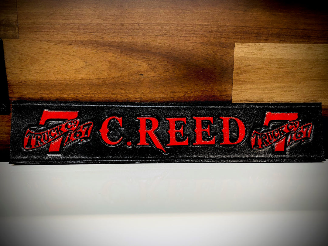 Mad Piper Locker Name Plate – Mad Piper Leatherworks